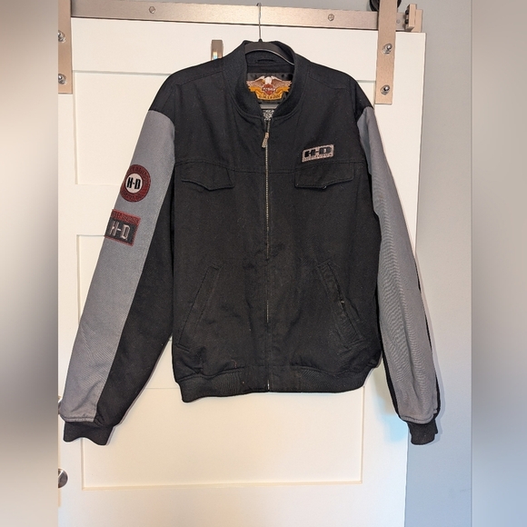 Harley-Davidson | Jackets & Coats | Harleydavidson Black And Gray 0 ...